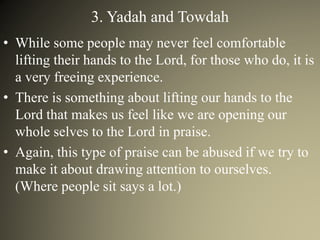 Nine Aspects of Praise and Worship | PPTX