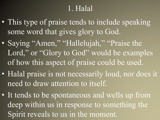 Nine Aspects of Praise and Worship | PPTX