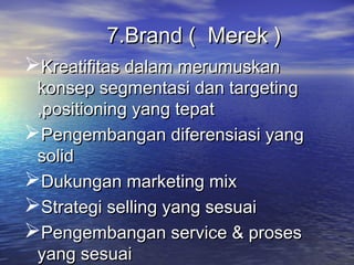 Nine core element of marketing | PPT