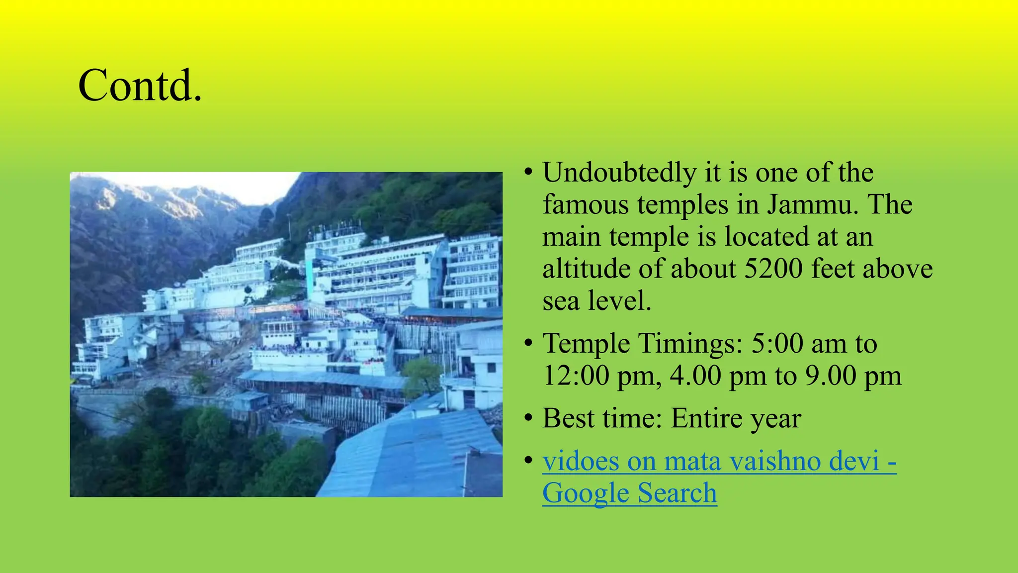 Nine devi temple of Northern India located x | PPTX
