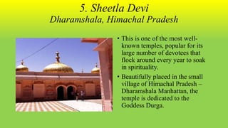 Nine devi temple of Northern India located x | PPTX