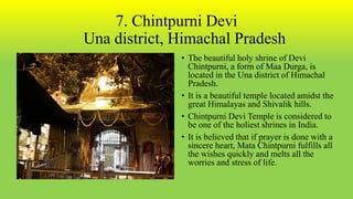 Nine devi temple of Northern India located x | PPTX