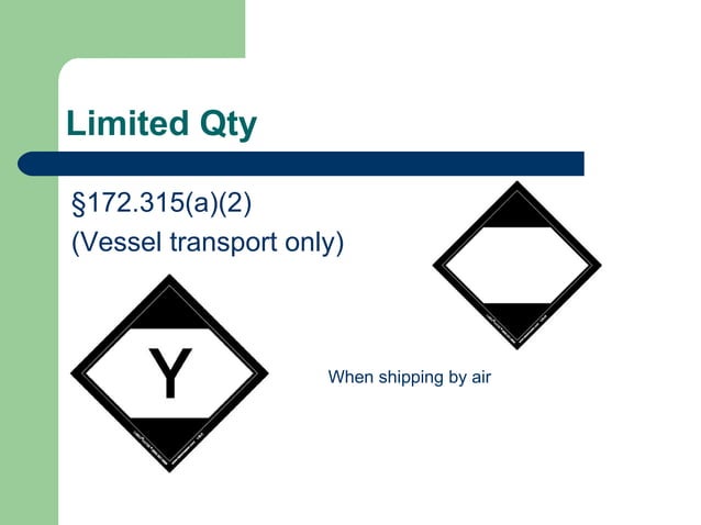 Nine US DOT Hazard Classes | PPT | Chemistry | Science
