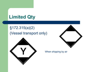 Limited Quantity Air