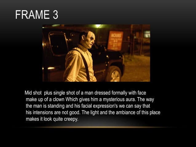 Nine frame analysis of film opening sequence | PPTX