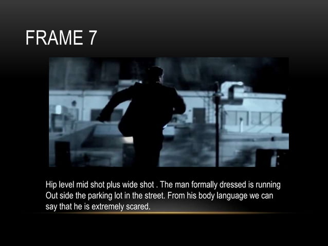 Nine frame analysis of film opening sequence | PPTX