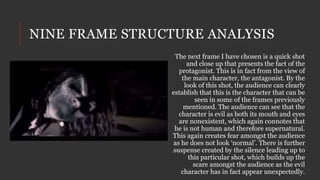 Nine frame structure analysis1 | PPT