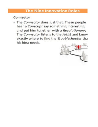 Nine Innovation Roles Worksheet | PDF