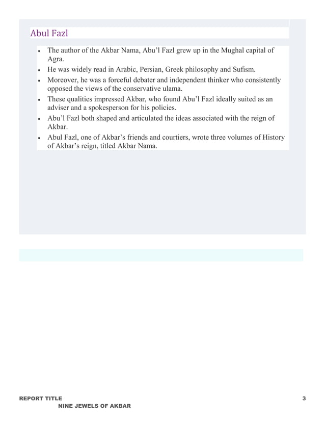 NINE JEWELS OF AKBAR | DOCX