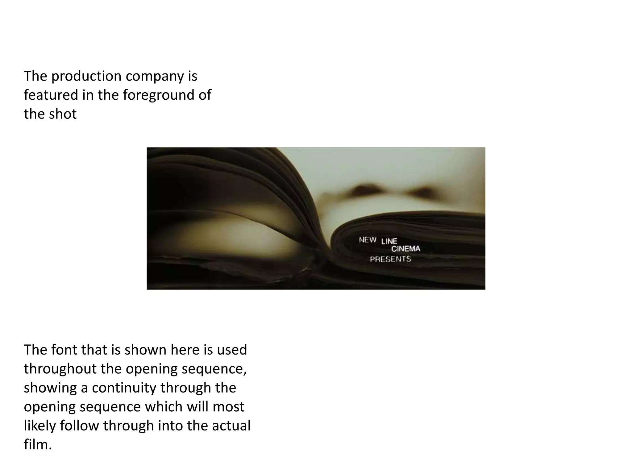 Nine key frames in the se7en opening sequence | PPT