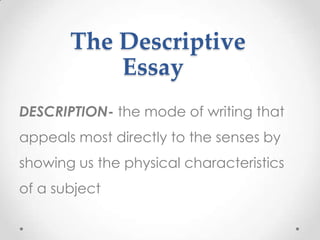 Nine modes of writing | PPTX