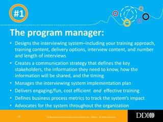 Nine Steps to Making Your Interviewing System World-Class | PDF