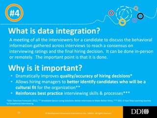 Nine Steps to Making Your Interviewing System World-Class | PDF