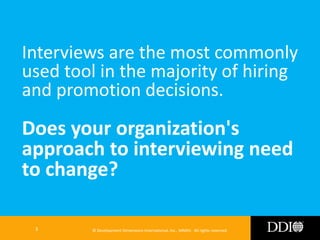 Nine Steps to Making Your Interviewing System World-Class | PDF