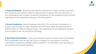 Nine Tips for a Successful SAP Concur Implementation | PPTX