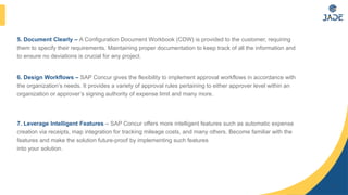 Nine Tips for a Successful SAP Concur Implementation | PPTX