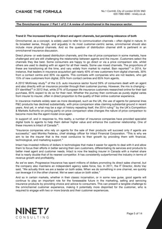 The Omnichannel Insurer - Part 1 of 2 | PDF