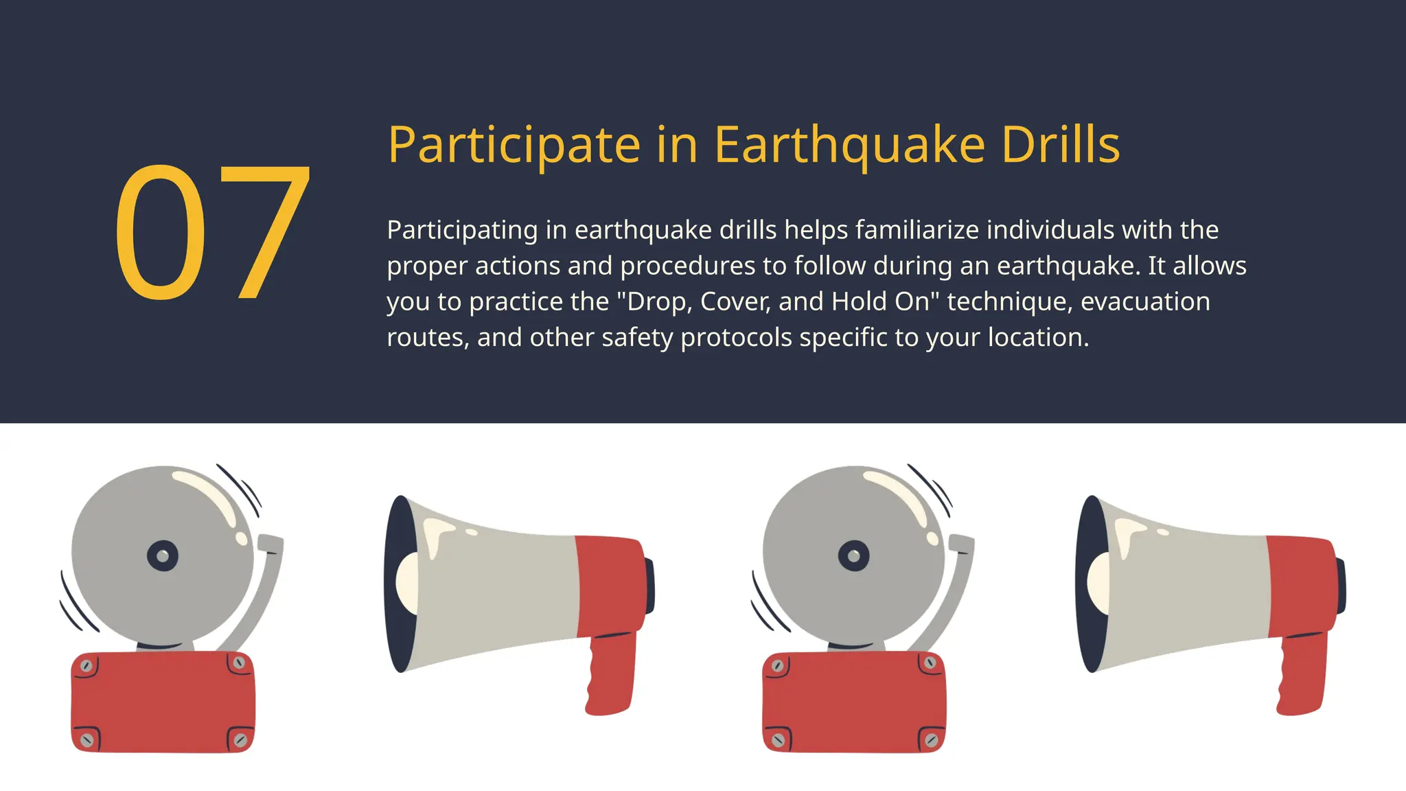Nine Useful Earthquake Preparedness Tips Educational Presentation in ...