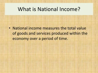 NATIONAL INCOME PPT | PPTX