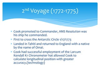 Ning blog 1: Captain James Cook | PPT