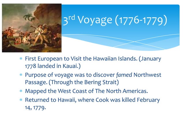 Ning blog 1: Captain James Cook | PPT