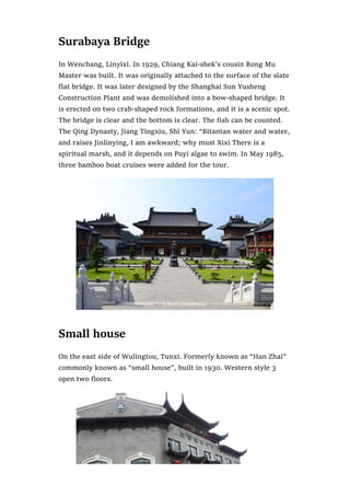 Ningbo xikou tengtou tourist area | PDF