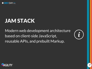 [DevDay2019] JAM Stack - By Ngo Thi Ni, Web Developer at Agility IO | PPT