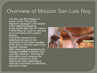 Mission San Luis Rey | PPT