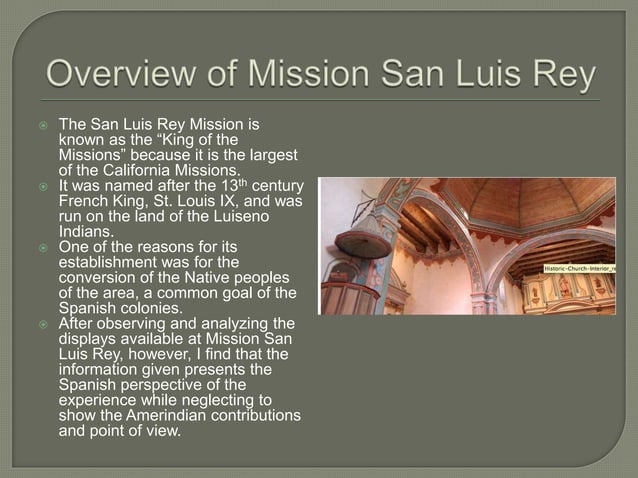 Mission San Luis Rey | PPT