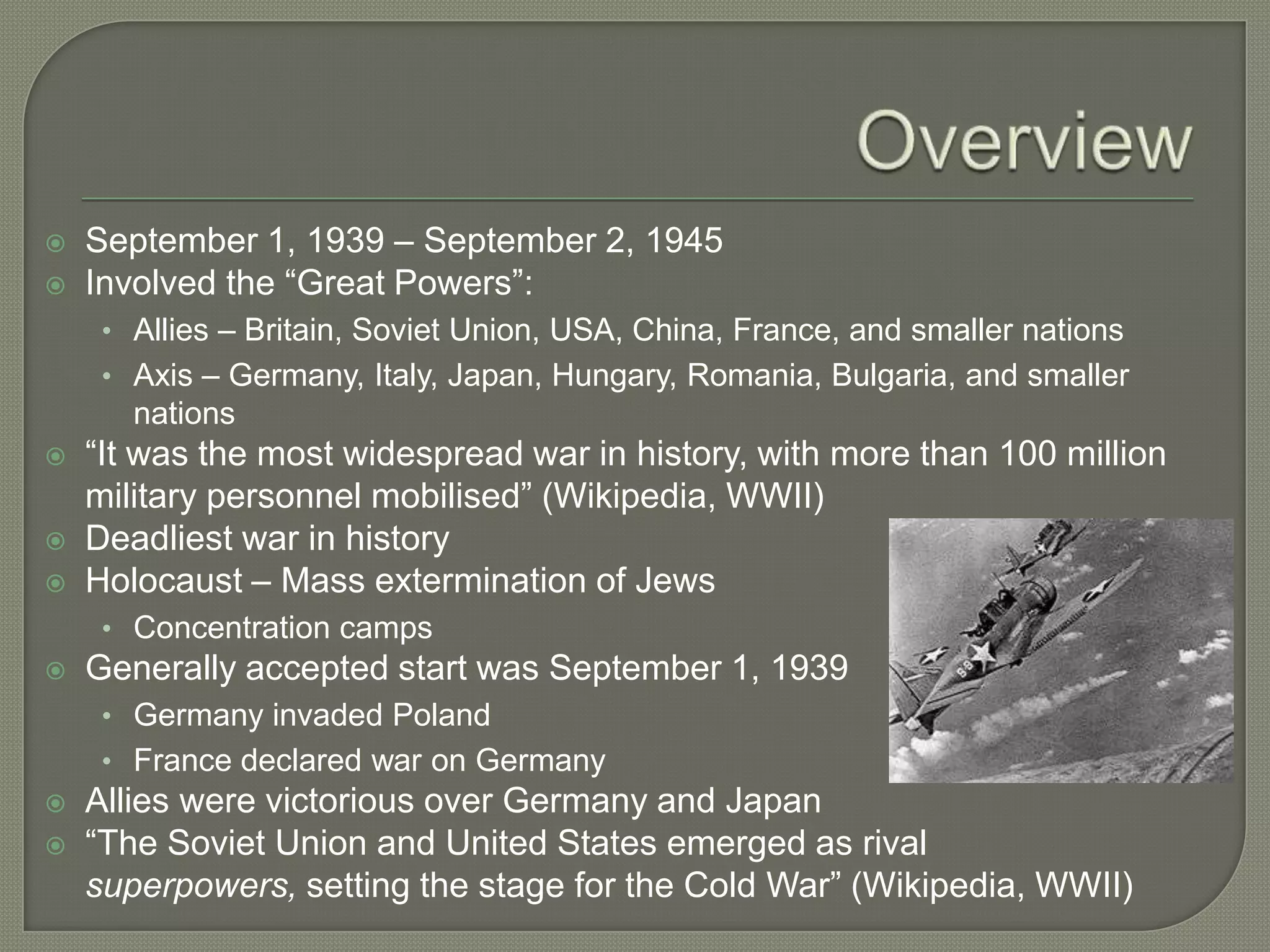 Ning site ppt wwii | PPTX