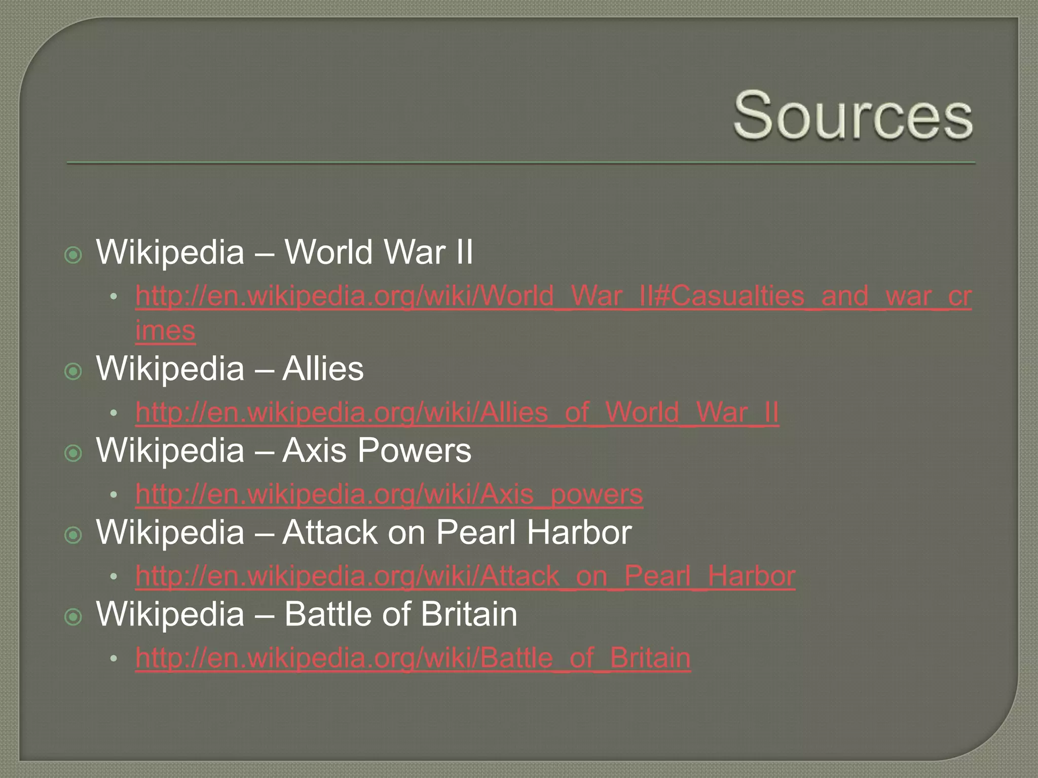 Ning site ppt wwii | PPTX