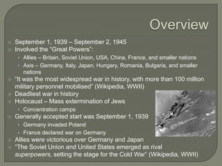 Ning site ppt wwii | PPTX