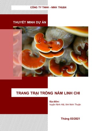 Dự án trồng nấm linh chi đỏ 0918755356 | DOCX