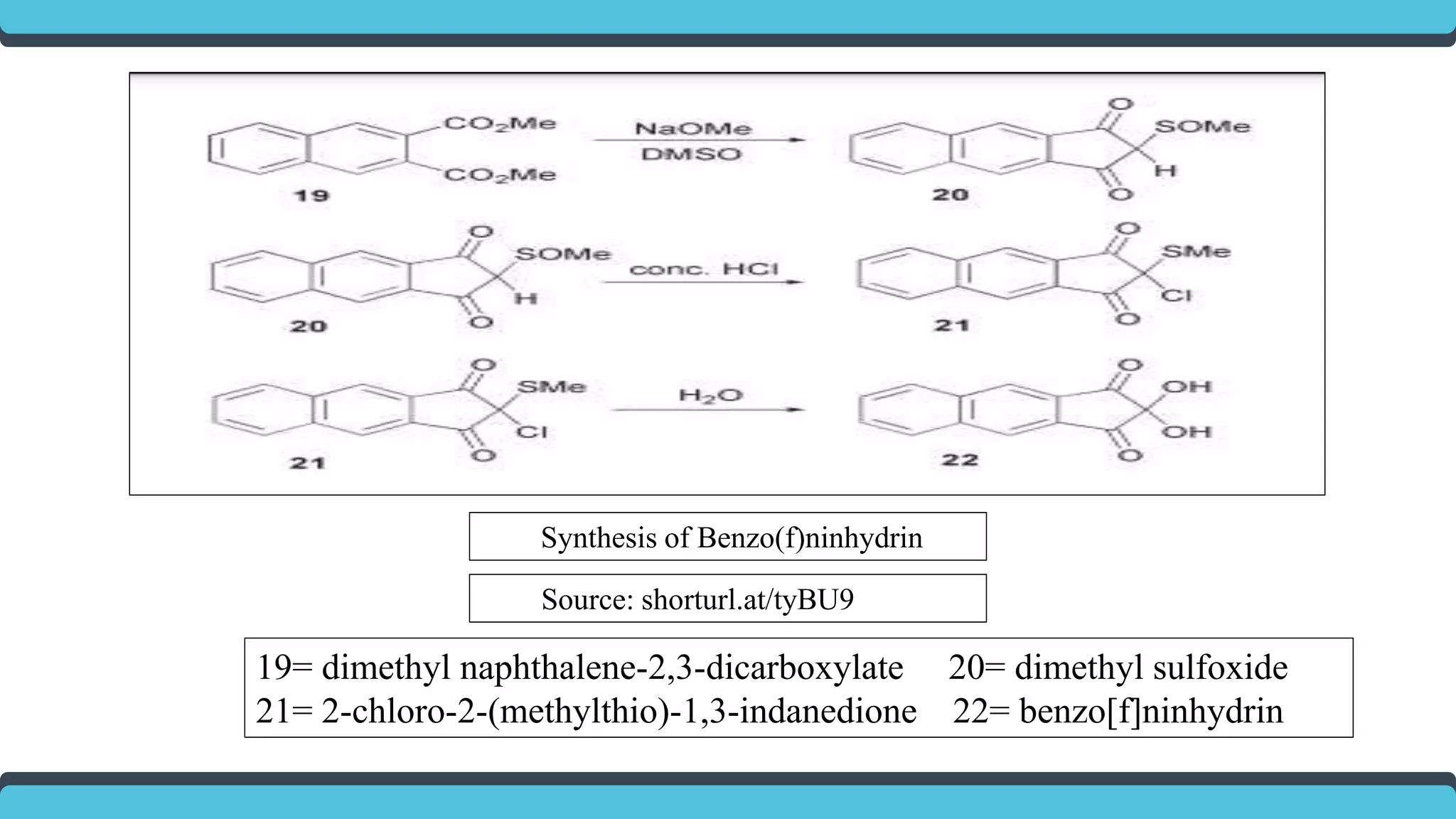 Ninhydrin analogs for development of latent fingerprints | PPT