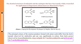 Ninhydrin Analogs | PPTX