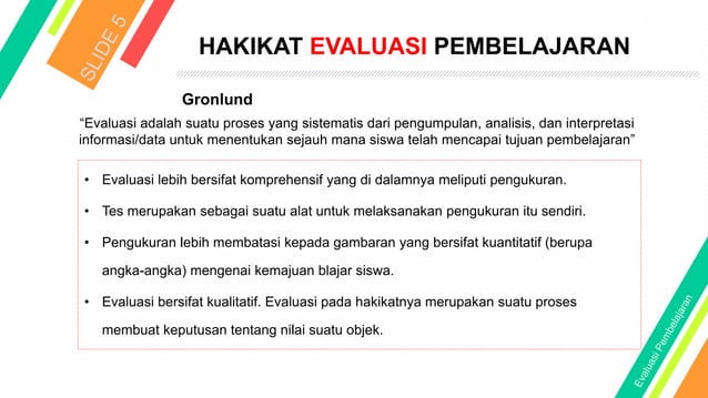 Evaluasi Pembelajaran | PPTX