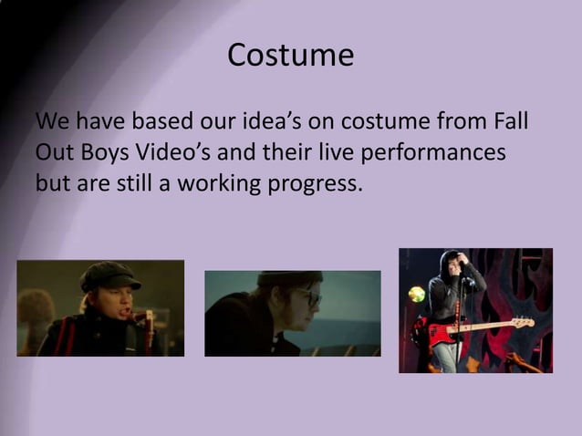 Fall Out Boy- Golden Presentation | PPTX
