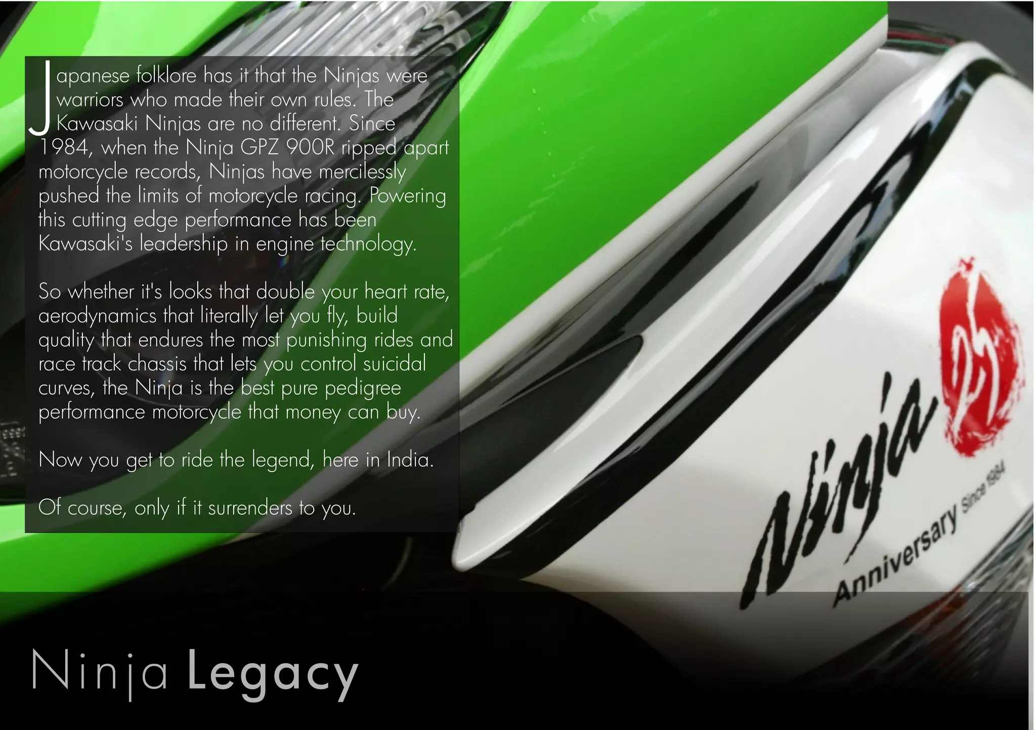 Ninja 650 r brochure | PPT