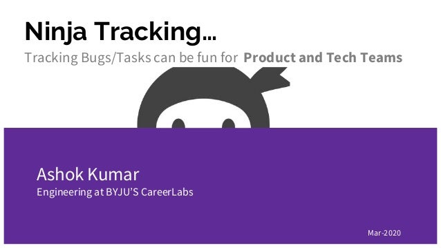 Ninja Tracking.. | PPT