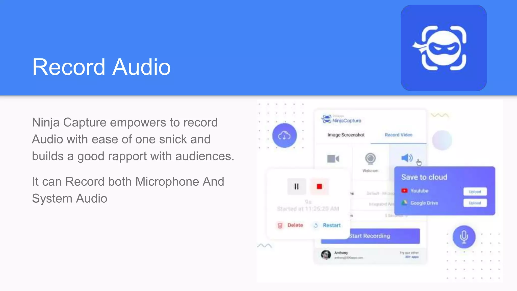Ninja capture features | PPTX