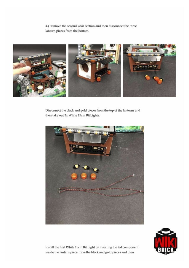 Manual Instruction Led Light for LEGO 70620 Ninjago City Brick Kits | PDF