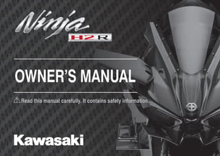 Kawasaki Ninja H2R service manual | PDF