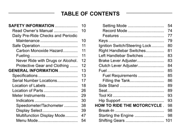 Kawasaki Ninja H2R service manual | PDF | Motorcycles | Automotive