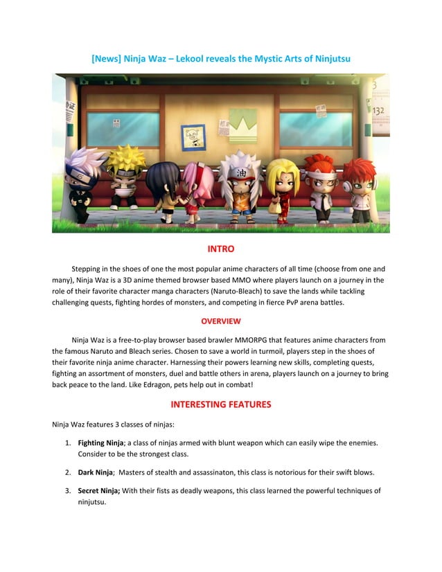 Lekool Ninja Waz | PDF