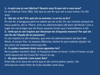 Ninots articulats | PPTX