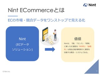 Nint e commerce概要資料 | PPT