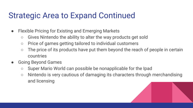 Nintendo business development | PPTX | Console Games | Video Gaming