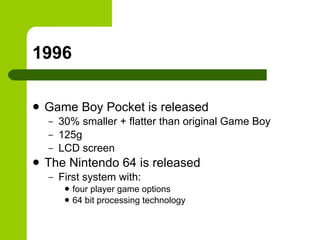 Nintendo Systems | PPT