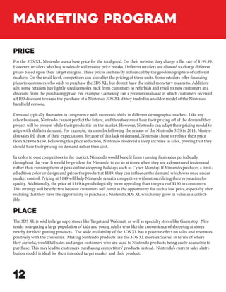 Nintendo Marketing Plan | PDF | Home Entertainment Systems | Consumer ...