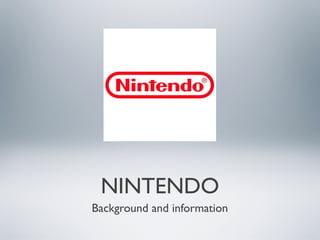 Nintendo Presentation | PPT